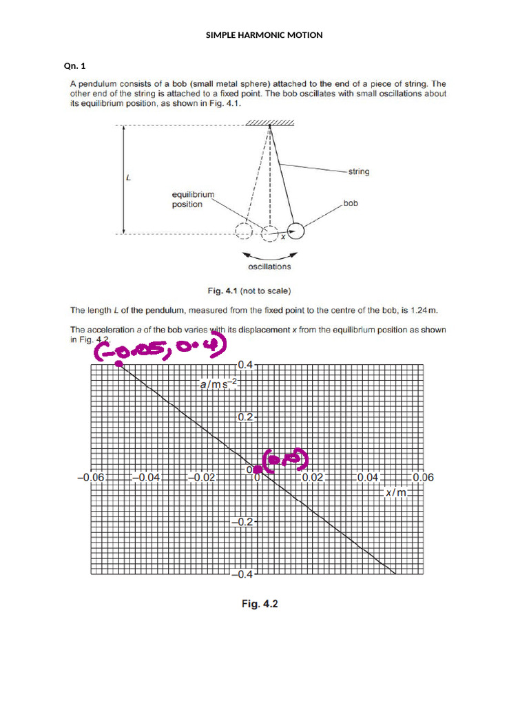 Oscillations Qns | PDF
