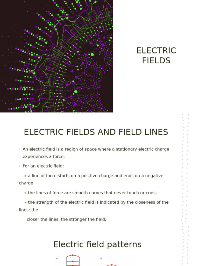 Electric Fields | PDF | Electric Field | Force