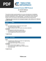 ORIF Ankle Fracture Rehab Protocol | PDF | Surgery | Anatomical Terms ...