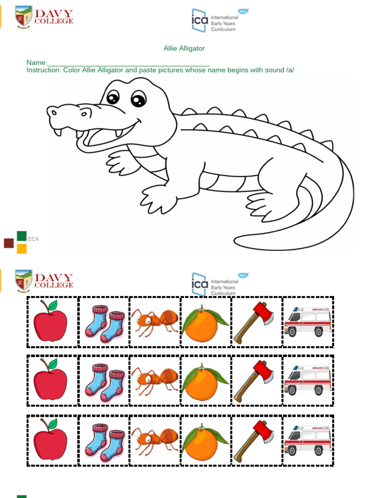Allie Alligator | PDF | Language Arts & Discipline