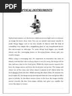 Class 12 Investigatory Project on Microscopes | PDF | Eye | Microscope