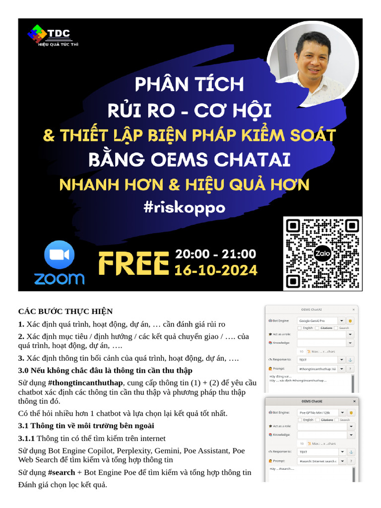 Phan Tich Rui Ro Co Hoi Bang Oems Chatai | PDF
