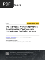 Individual Work Performance Questionnaire Guide | PDF | Cronbach's ...