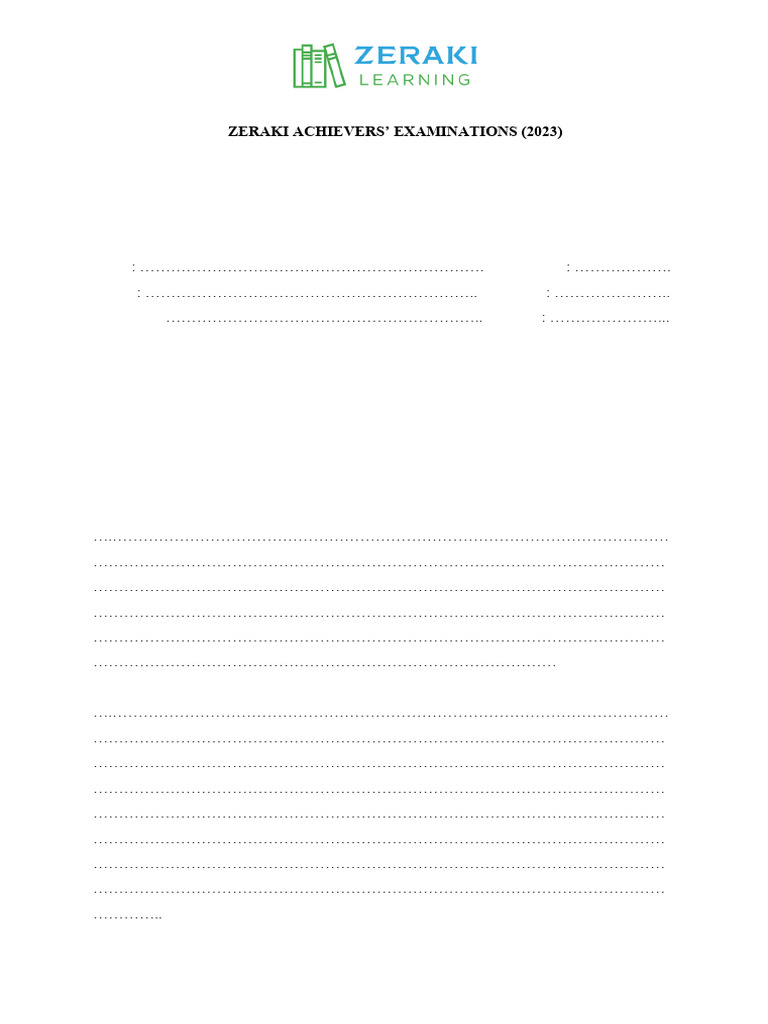 Form 1 CRE Exam Paper | PDF | Abrahamic Religions | Christian Belief ...