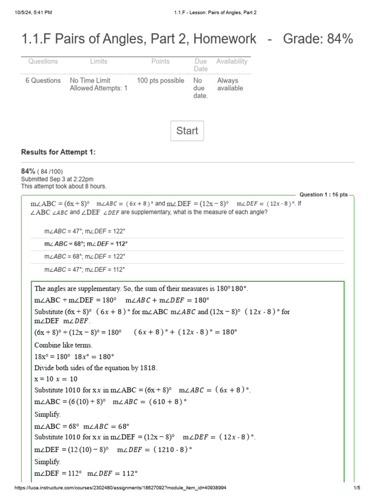Angle Relationships and Measures | PDF | Angle | Motion (Physics)