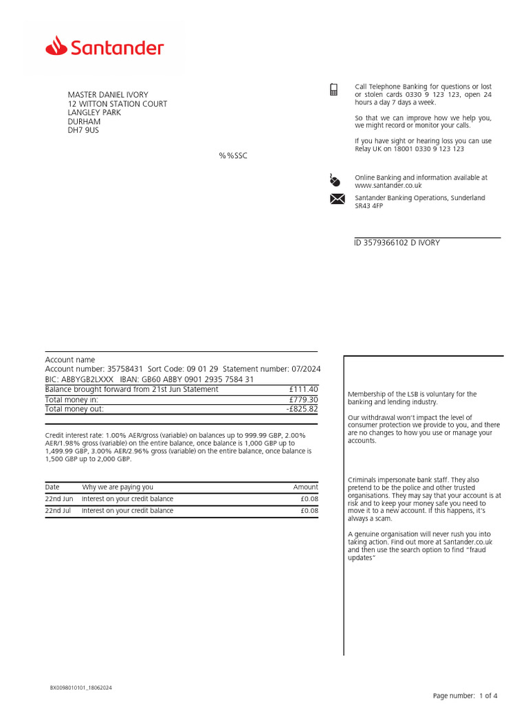 PDF Document | PDF | Overdraft | Banking