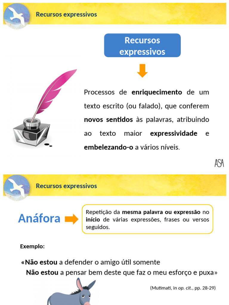 Recursos Expressivos na Linguagem Escrita | PDF