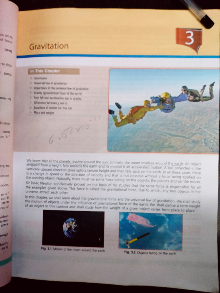 Gravitation Class 9 | PDF