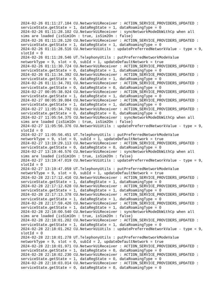 Network Service Logs Analysis | PDF | Computers