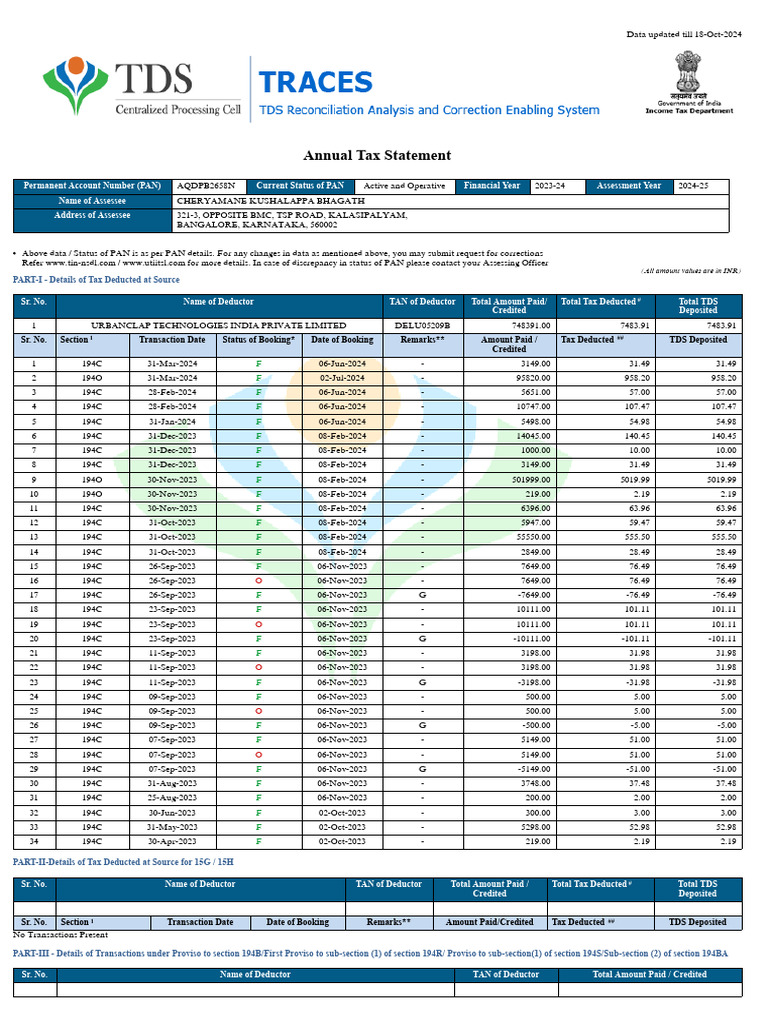 AQDPB2658N-2024 | PDF | Taxes | Payments