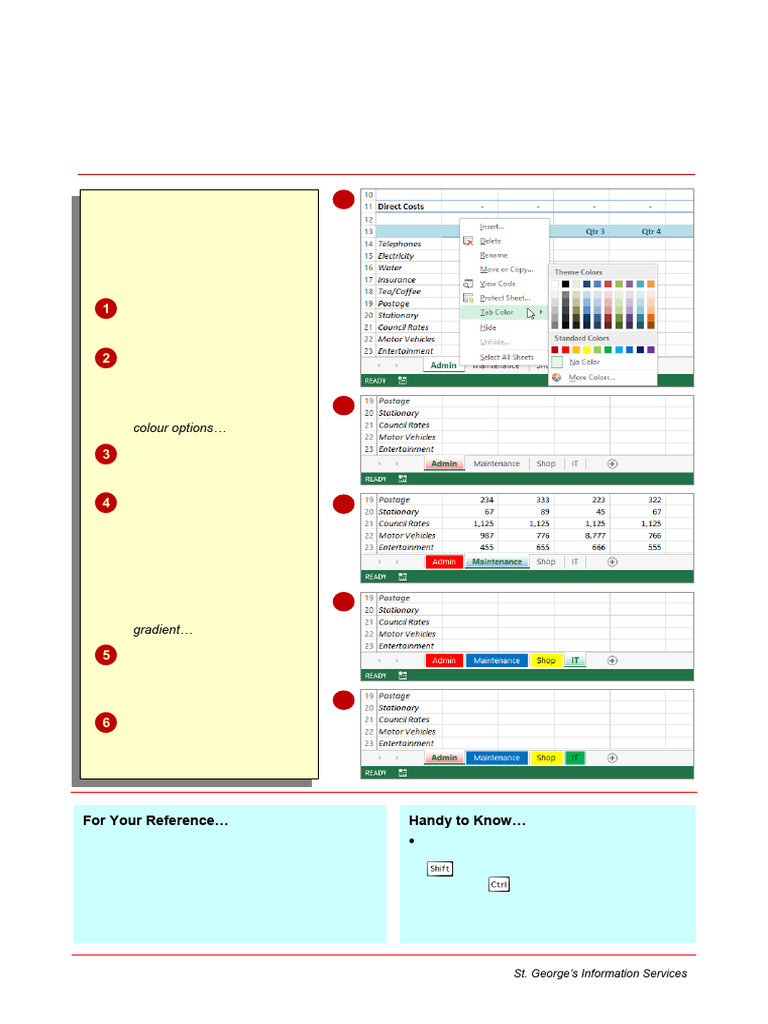 Excel-Fundamentals-Manual-14 | PDF | Microsoft Excel | Worksheet