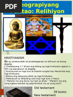 Fil 701 Mga Relihiyon Sa Pilipinas | PDF