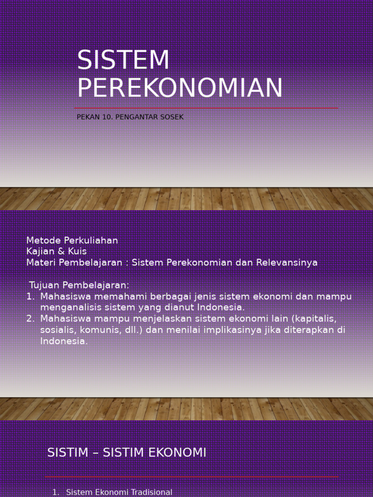 Pekan 10 Pengantar Sosek Abi 2024 | PDF