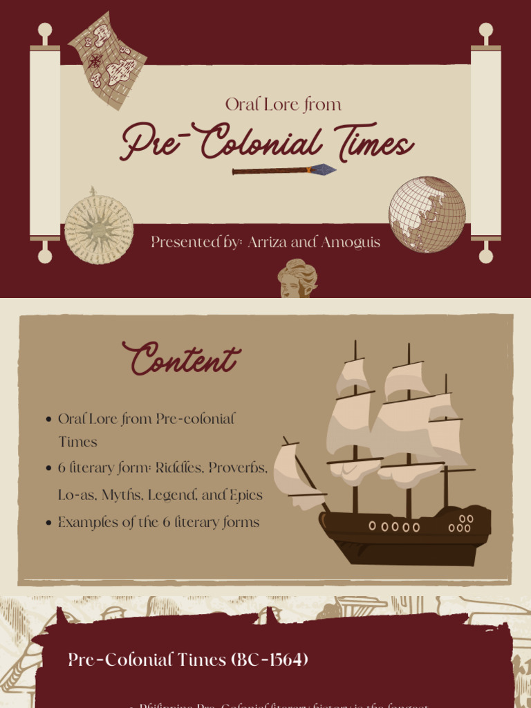 Oral Lore of Pre-Colonial Philippines | PDF | Epic Poetry | Oral Tradition