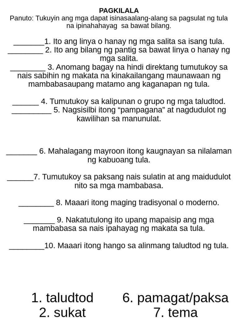 Ibat Ibang Padron NG Pag Iisip Leksyon | PDF