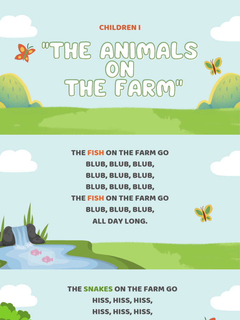 Animals on the Farm Lyrics | PDF