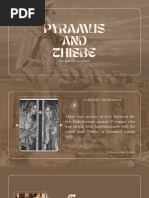 Title The Love Story of Pyramus and Tisbe | PDF | Mystery, Thriller ...