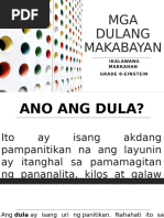 Week 9. 1. Dula Sangkap at Elemento NG Dula | PDF
