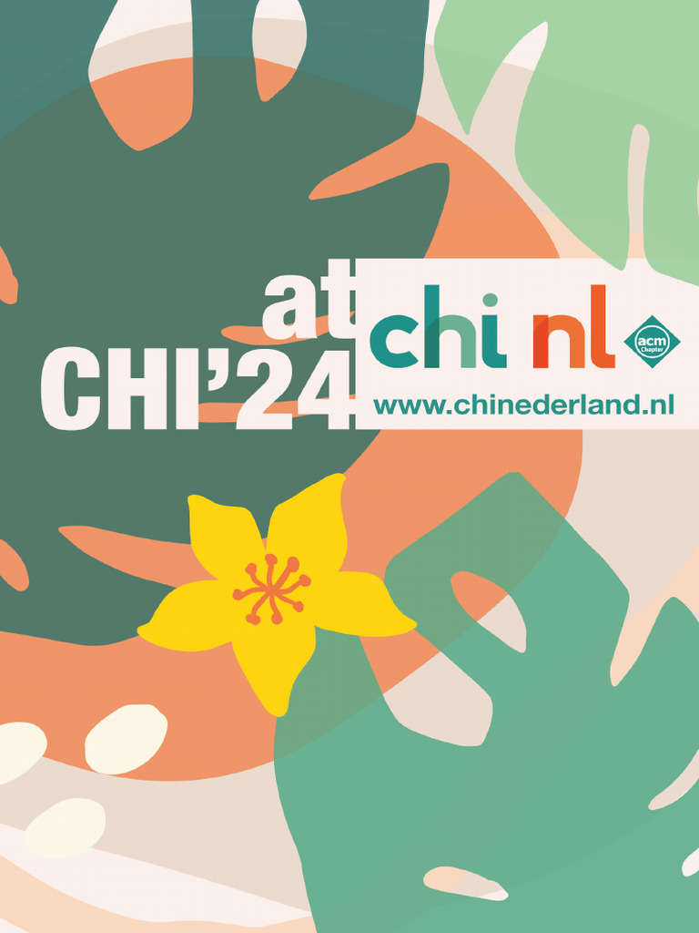 CHI_NL_Booklet_2024 | PDF | Human–Computer Interaction