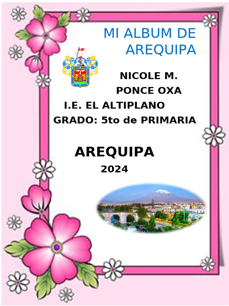 Mi Album de Arequipa | PDF