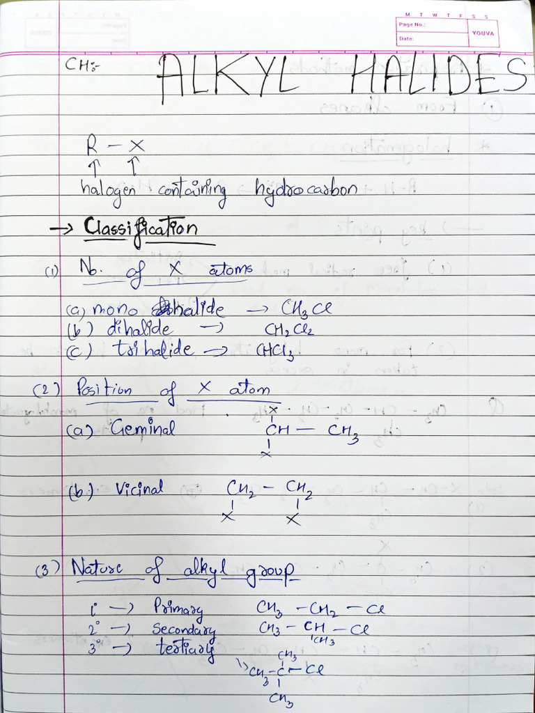 Alkyl & Aryl Halides | PDF