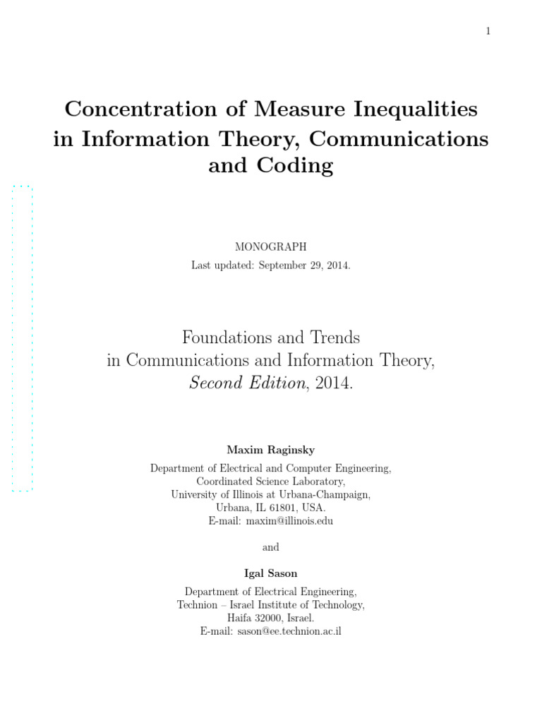 Raginsky Martingales | PDF | Information | Normal Distribution