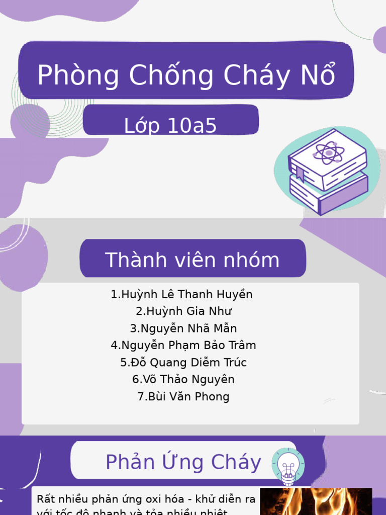 Chuyên Đề Chữa Cháy 10a5 | PDF