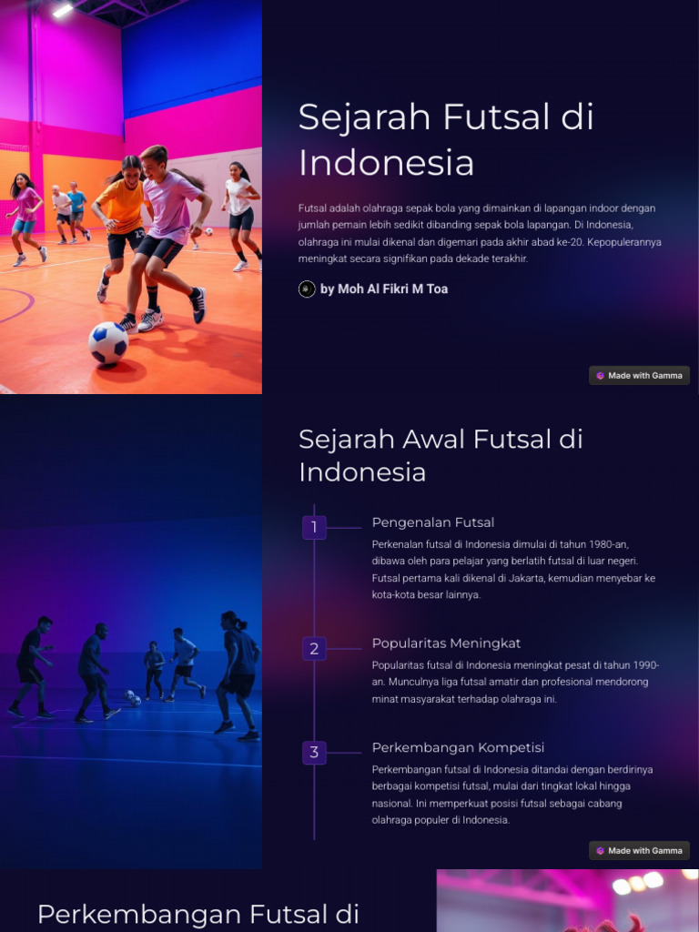 Sejarah Futsal Di Indonesia | PDF