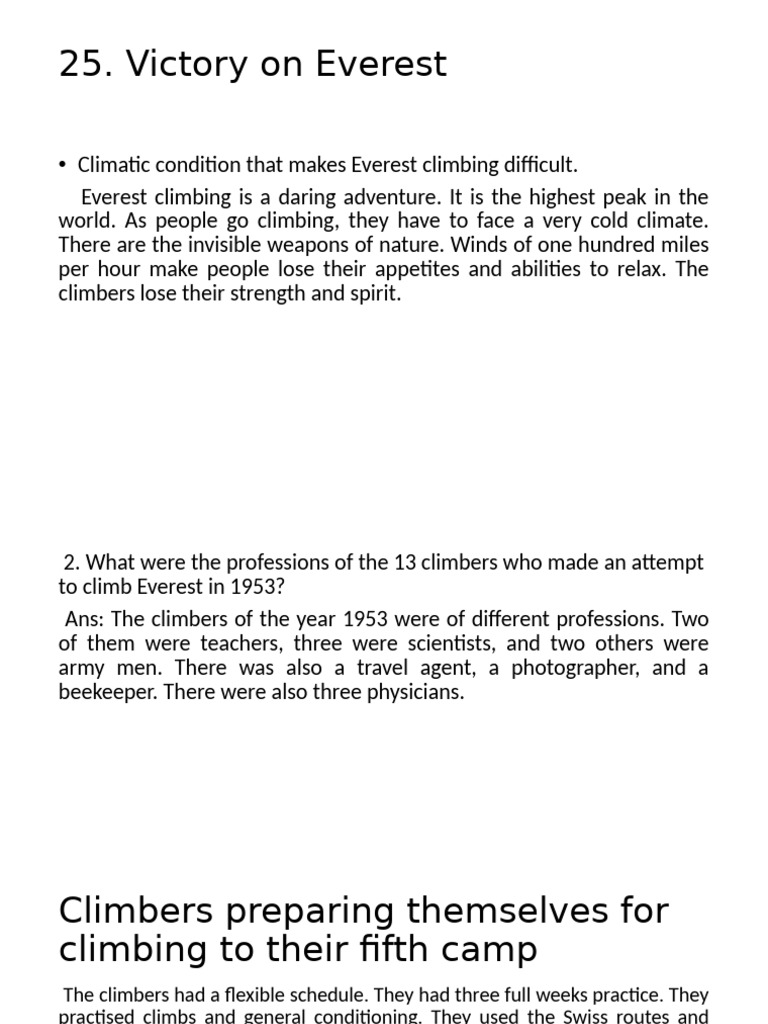 25. Victory on Everest | PDF | Mount Everest | Mountaineering