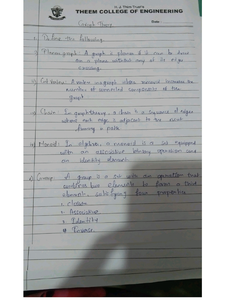 DSGT-Graph Theory | PDF