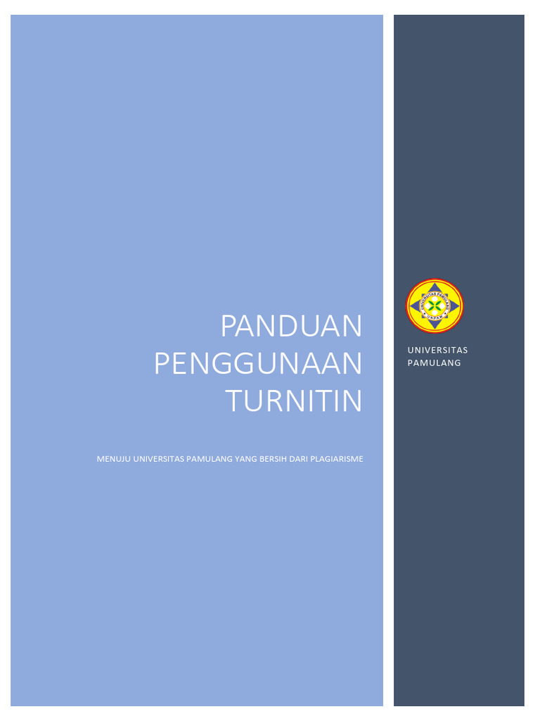 Panduan Penggunaan Turnitin (Plagiarism Checker) | PDF