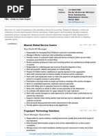 Resume For F A Under R2R, O2C and GL Domains - Immediate Joiner | PDF ...