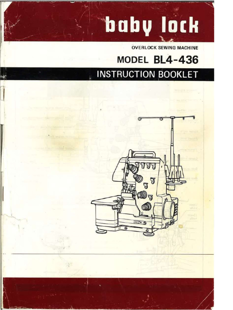 Baby Lock BL4-436 | PDF