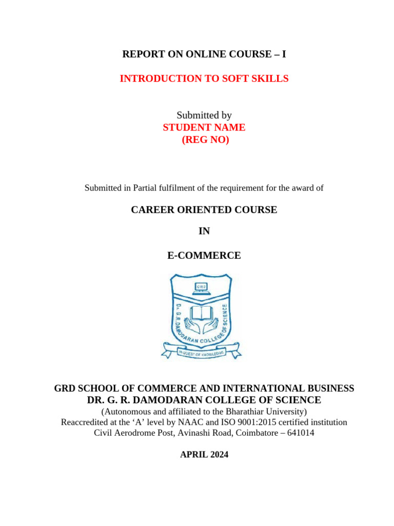 Coc - Front Page - 2023 Batch | PDF | Technology & Engineering