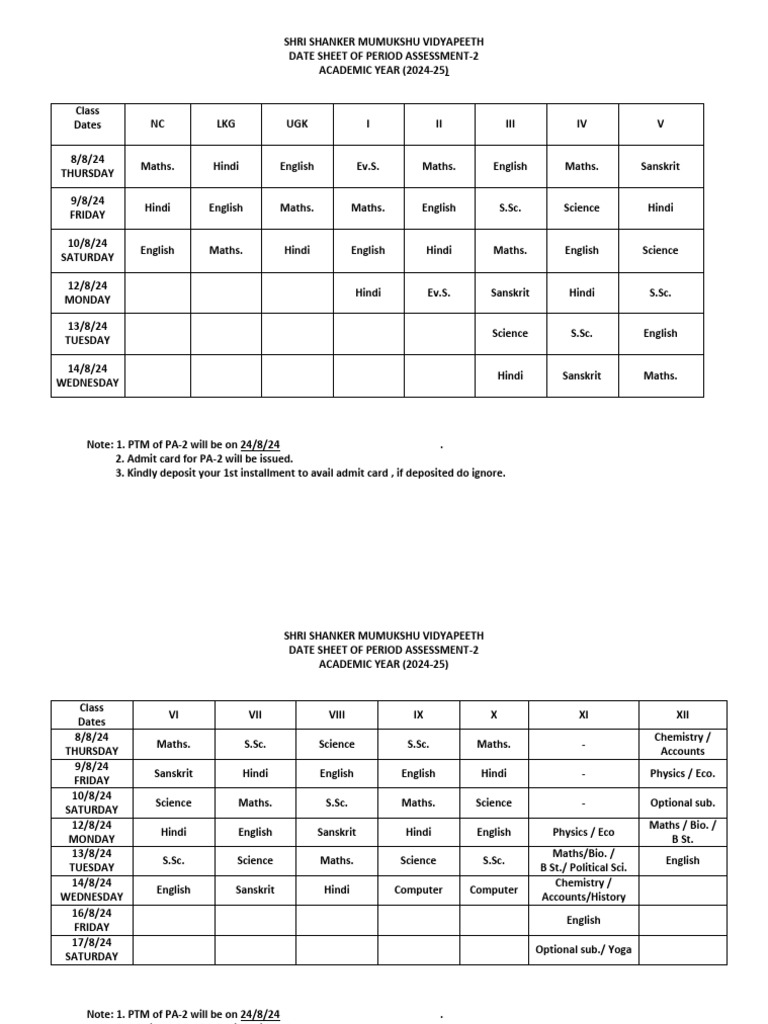 date-sheet-pa-2-pdf