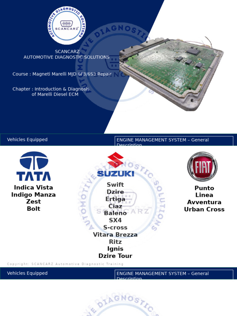 Magneti Mareli 6S3, 6F3 | PDF | Diesel Engine | Automotive Technologies