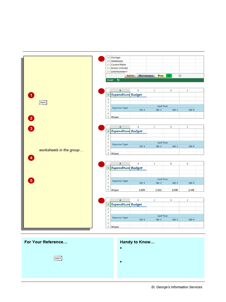 Excel Fundamentals Manual 15 | PDF | Worksheet | Software