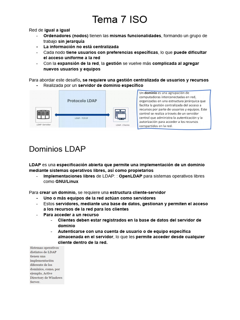 Tema 7 ISO | PDF | Informática | Redes de computadoras