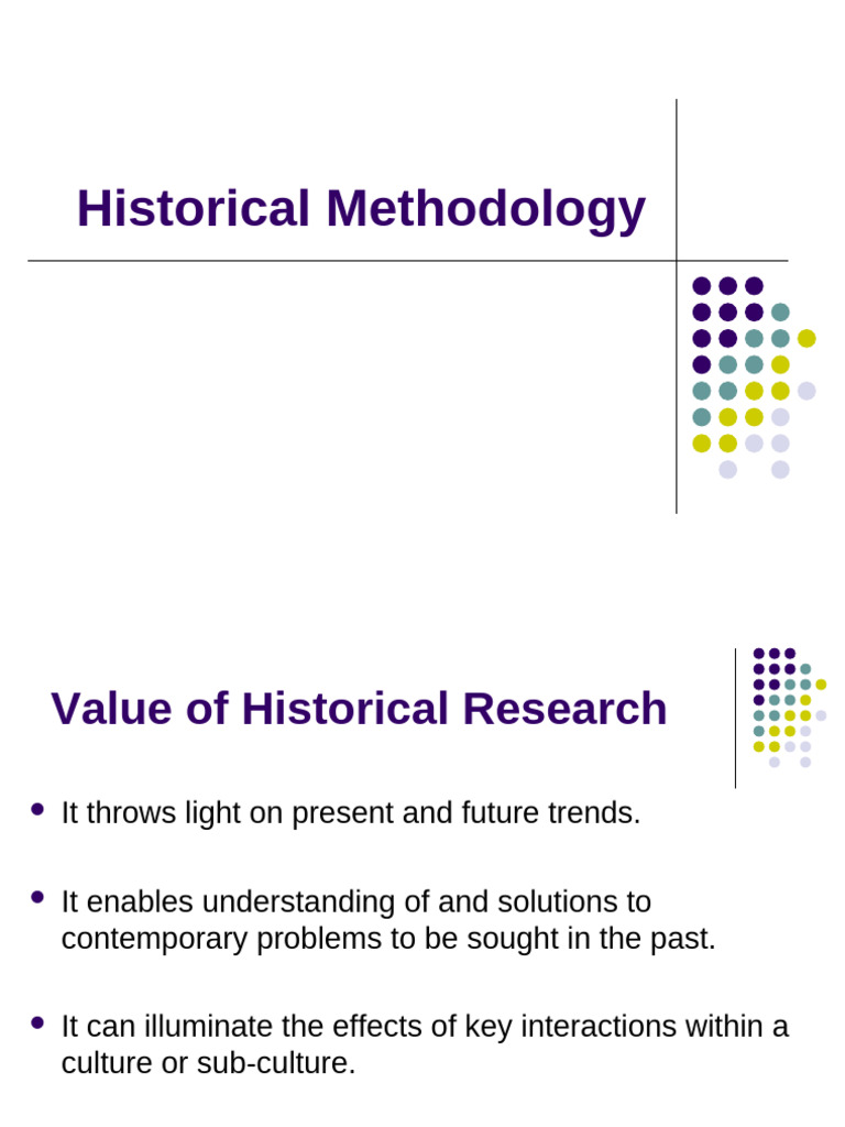 History Topic 1 | PDF | Methodology | Information