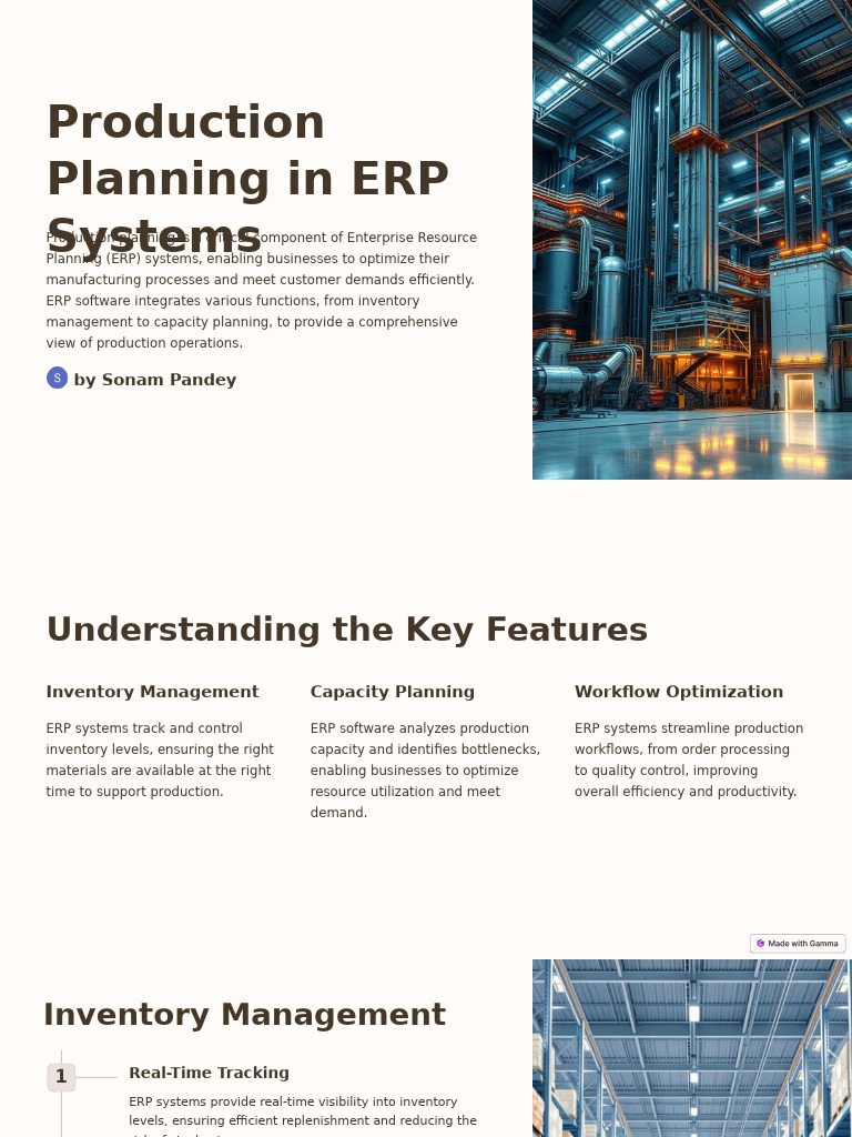 ERP Production Planning Essentials | PDF | Enterprise Resource Planning ...