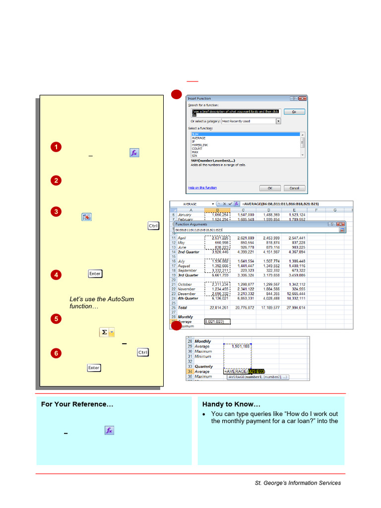 Excel Fundamentals Manual 32 | PDF | Microsoft Excel | Microsoft Office