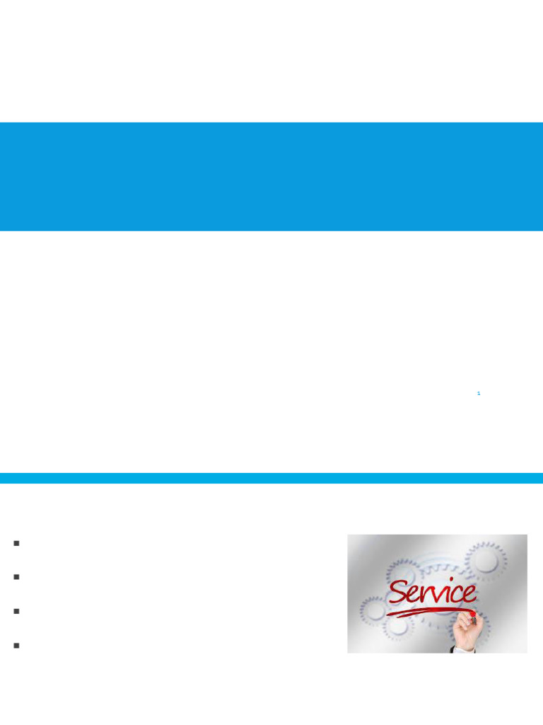 Lec 1 - Understanding Services | PDF | Goods | Customer