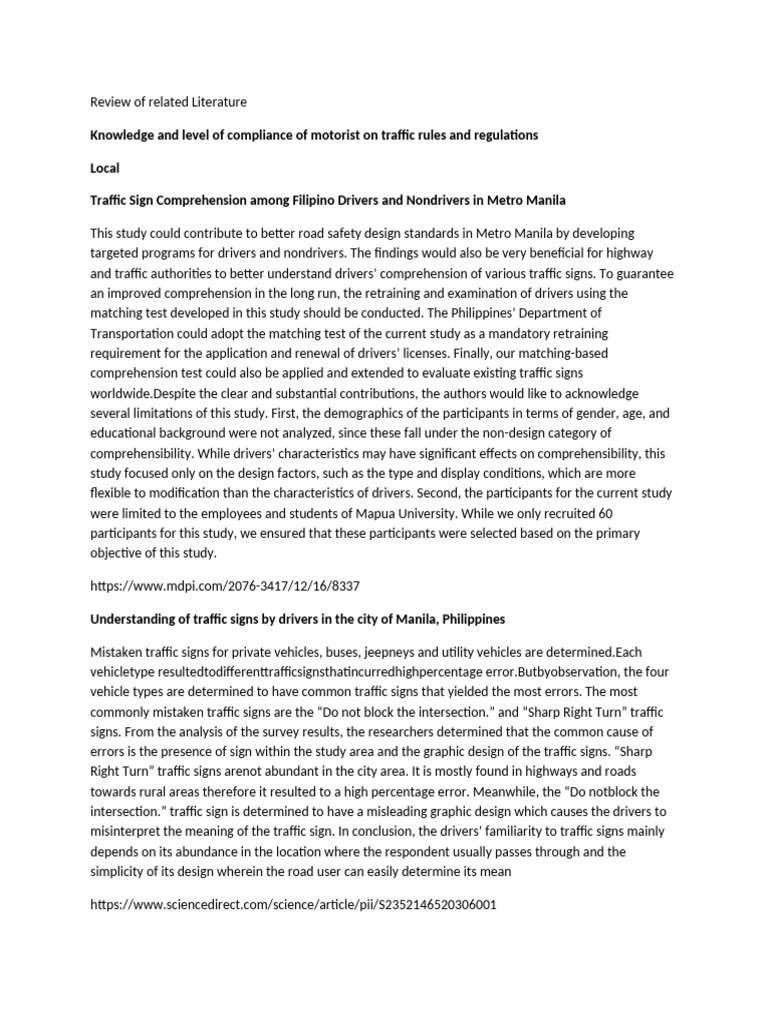 RRL | PDF | Juvenile Delinquency | Road Traffic Safety RRL | PDF | Juvenile Delinquency | Road Traffic Safety