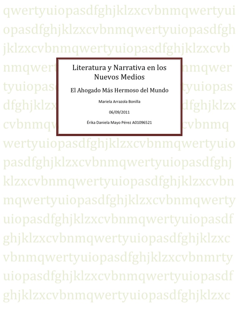El Ahogado Más Hermoso Del Mundo | PDF
