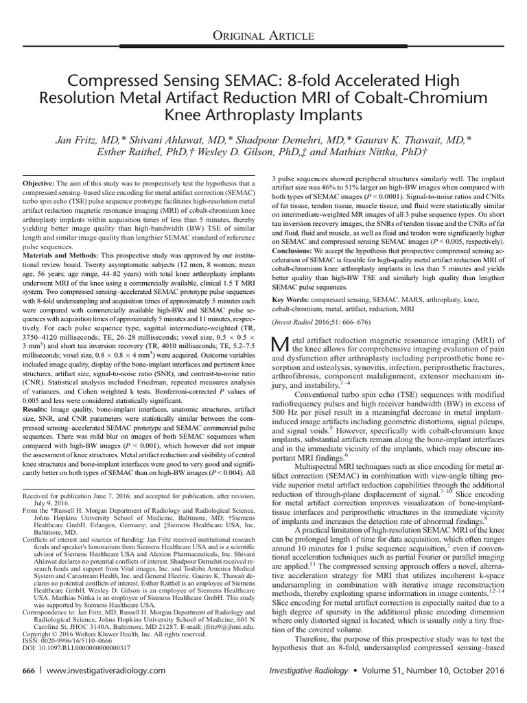 Fritz 2016 | PDF | Imaging | Signal Processing