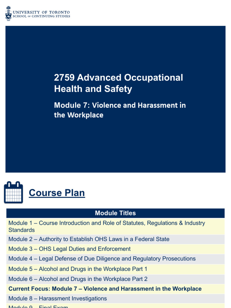 2759 Module 7 Slide Deck | PDF | Sexual Harassment | Harassment