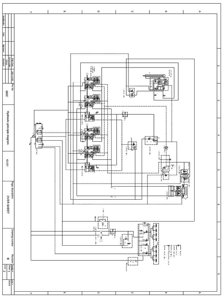 42-001 Hydraulic Schematic Diagram REV B | PDF