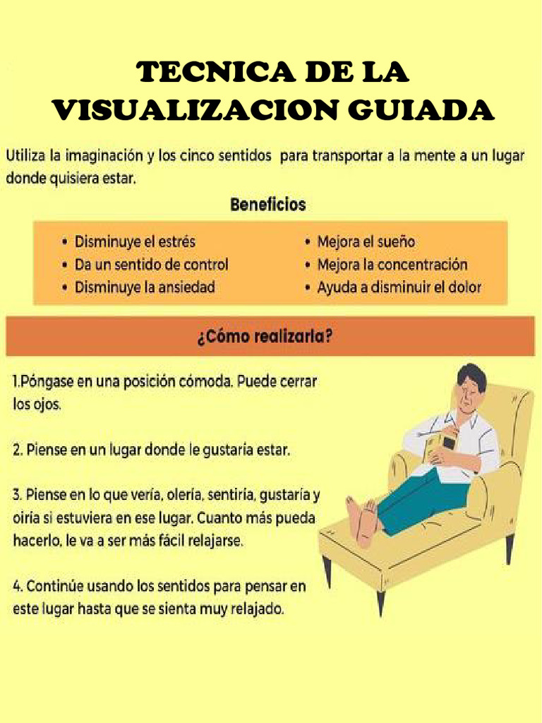 Folleto de La Tecnica de La Visualizacion Guiada | PDF