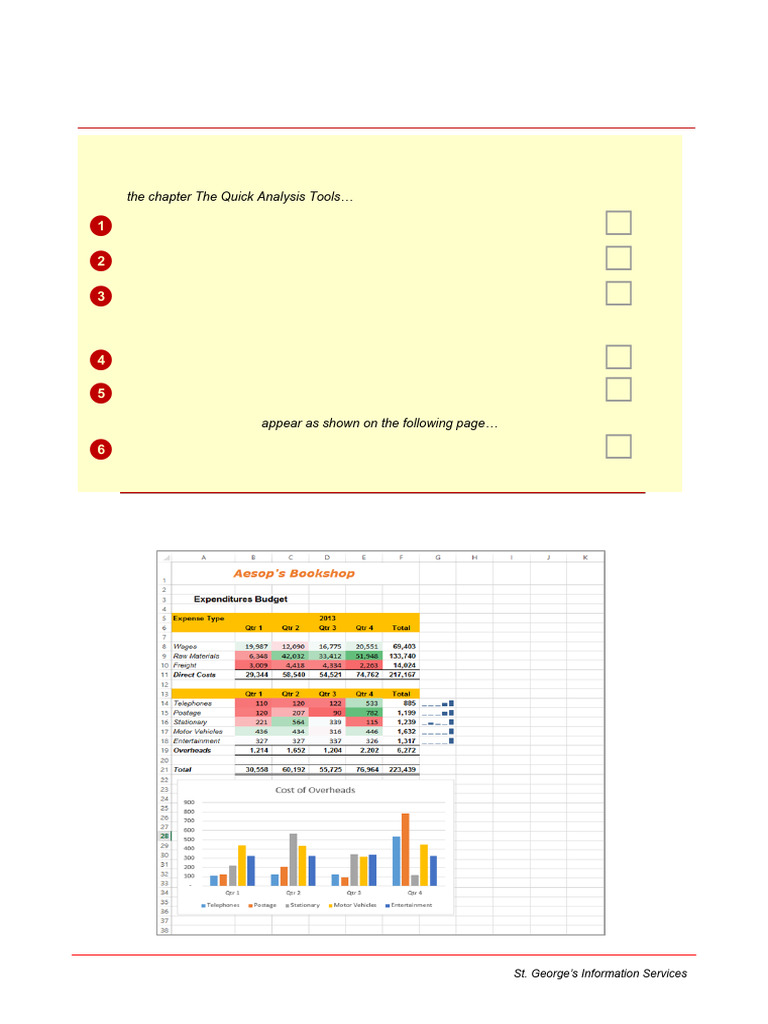 Excel Fundamentals Manual 42 | PDF | Computers | Technology & Engineering