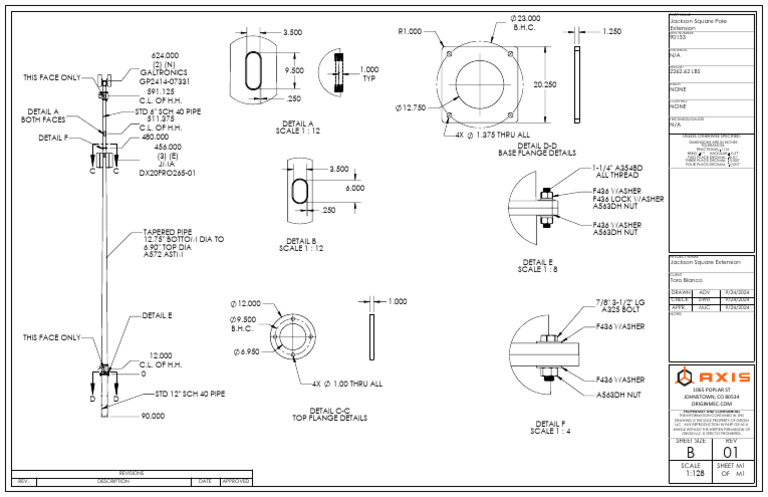 Jackson Square Pole Extension Design | PDF | Pipe (Fluid Conveyance ...